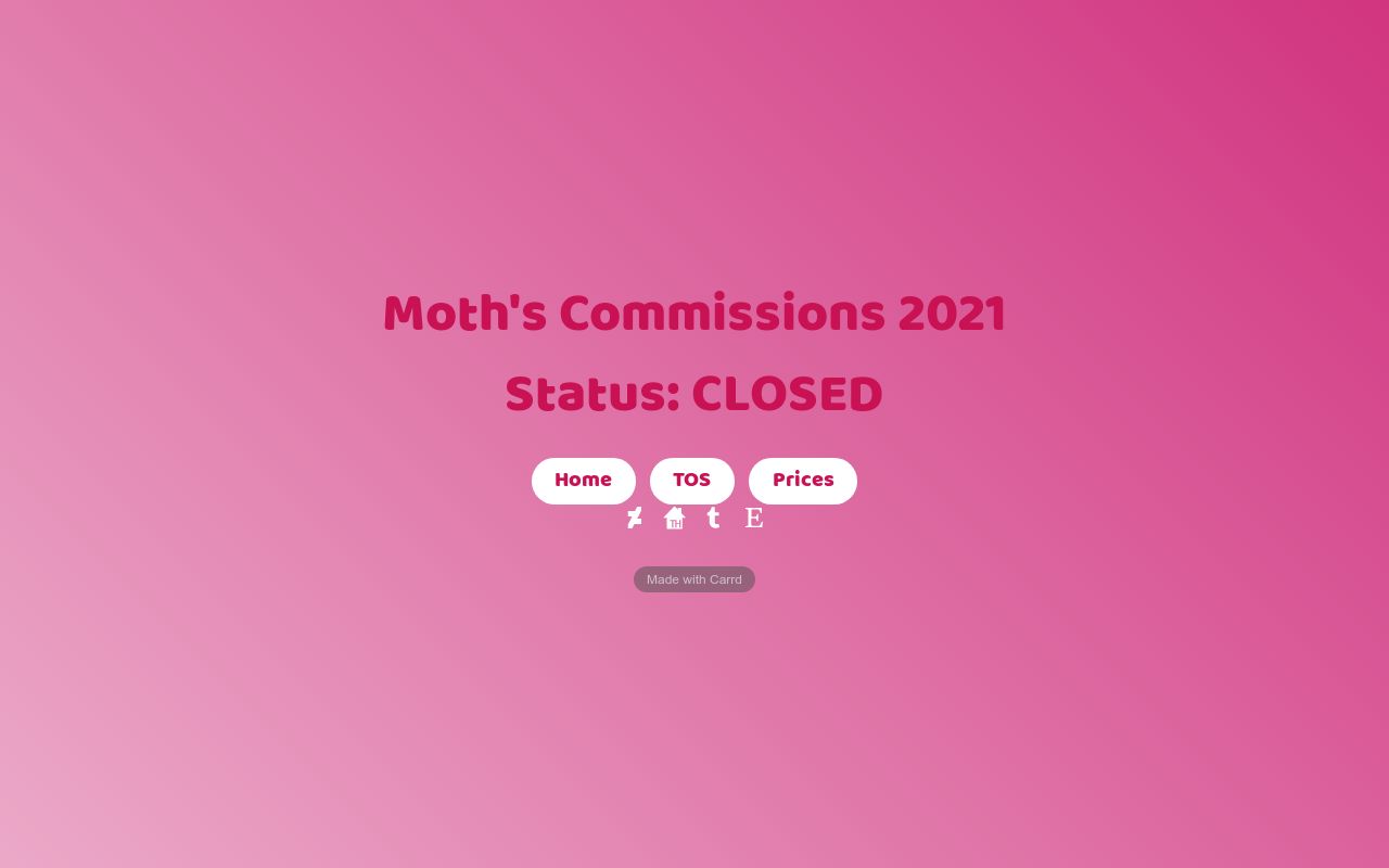 Moth's Commissions